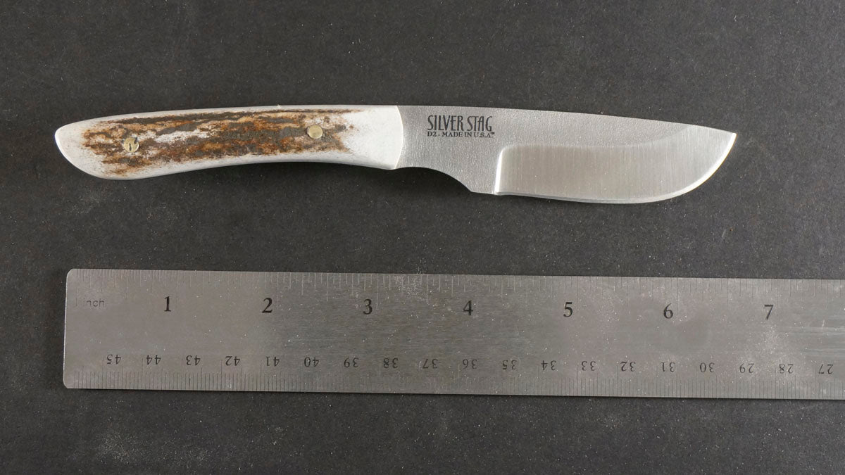 Trapper Slab TS2.5 - Silver Stag Knives